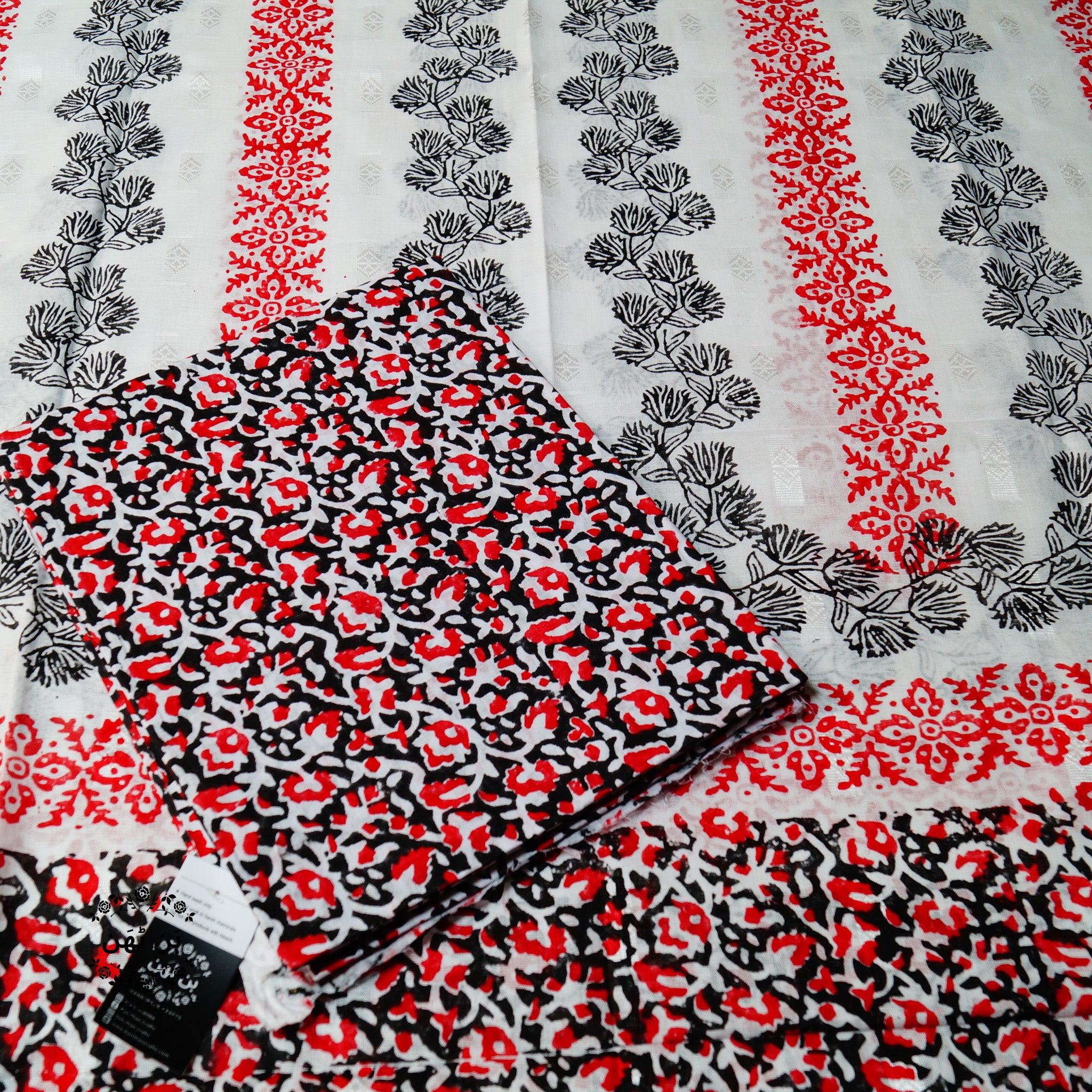 Ruby Rose Riot - Lawn - Block Printed – Ban Than Crafts